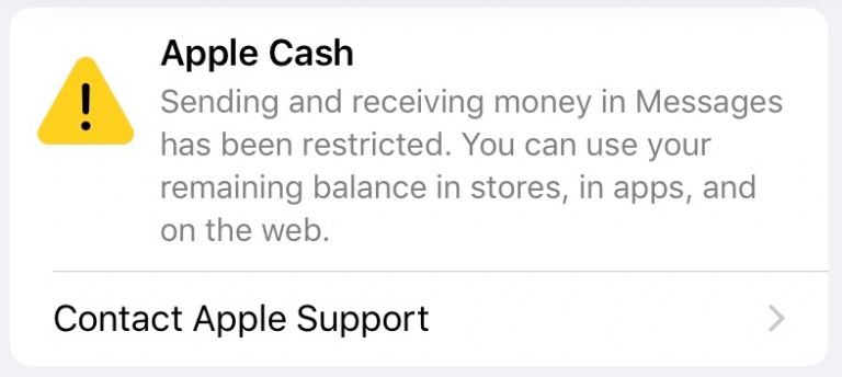 What to Do if your Apple Cash Account is Restricted or Locked • macReports
