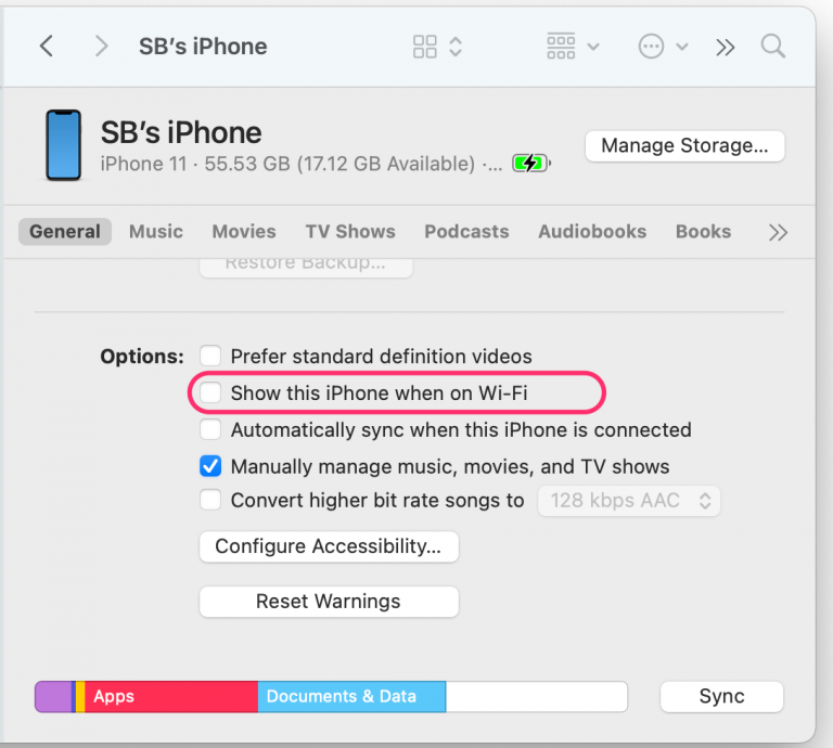 How to Sync your iPhone to your Mac or PC over Wi-Fi • macReports