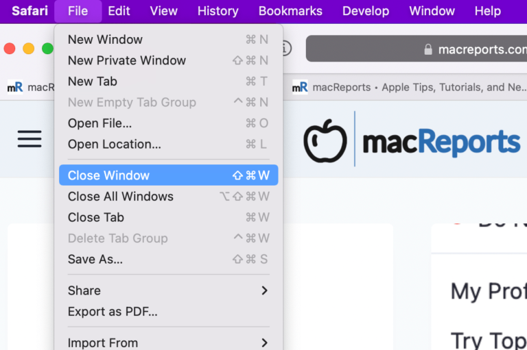 How to Close Tabs and Windows on Your Mac • macReports