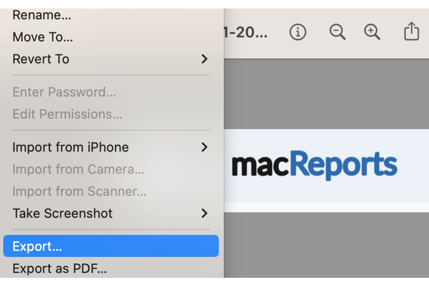 What to Do When You Are Unable to Export in Preview • macReports What to Do When You Are Unable to Export in Preview • macReports