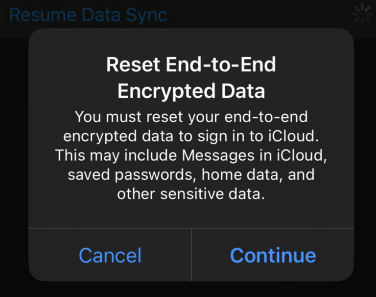 Some iCloud Data Isn't Syncing Error • macReports