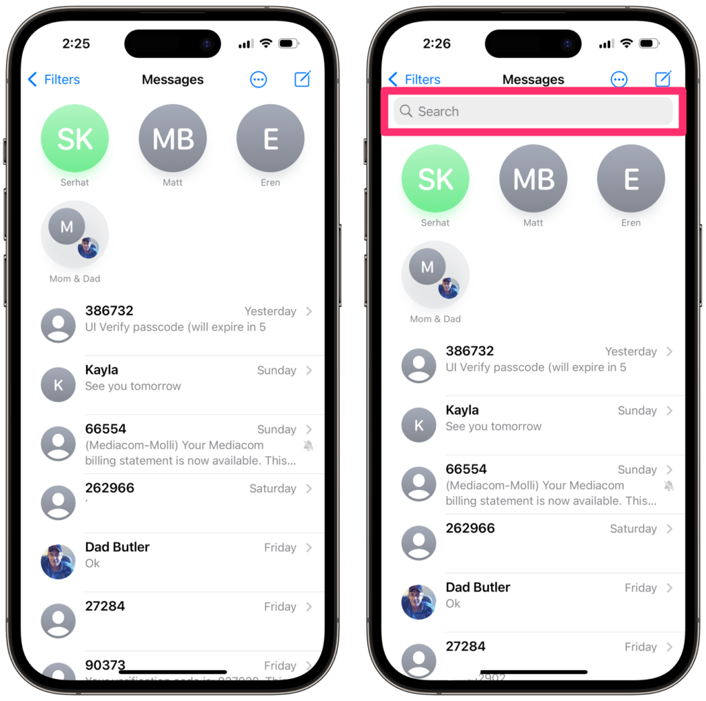 How to Easily Find Photos, Links, Documents and Texts in Messages on ...