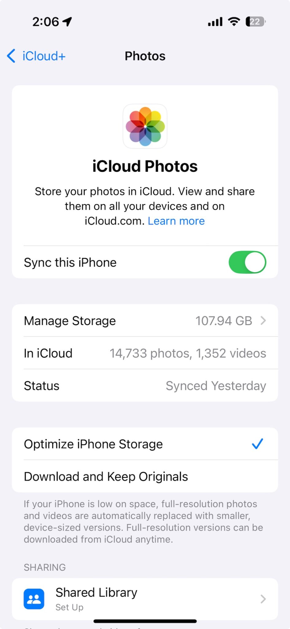 iCloud Photos: Optimize Storage vs. Download Originals – Which One ...