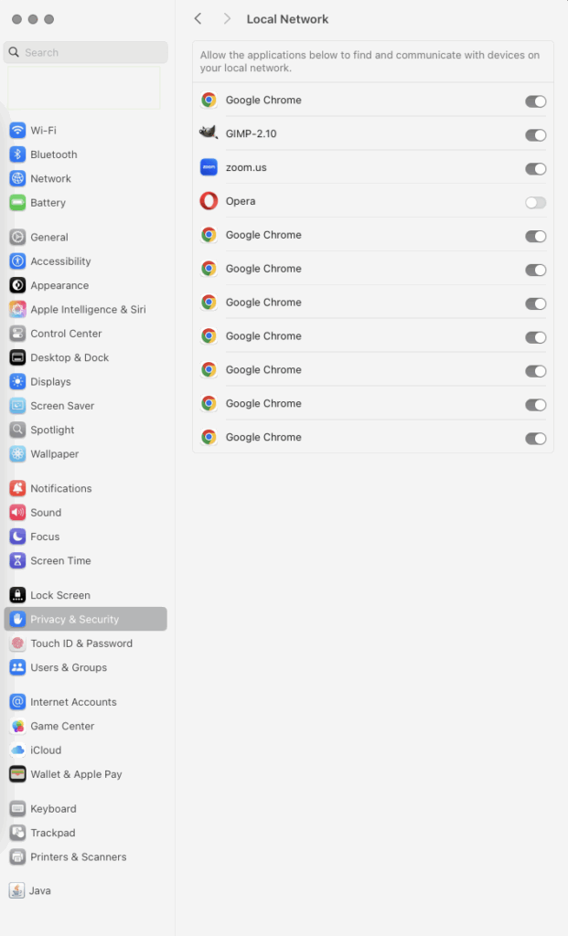 macOS Sequoia Bug: Chrome Fills Local Network Settings with Duplicates ...