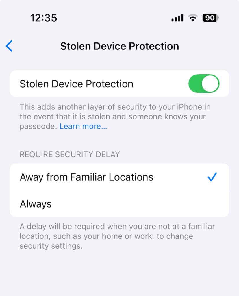 Can’t Turn Off Stolen Device Protection Because Face ID Isn’t Working ...