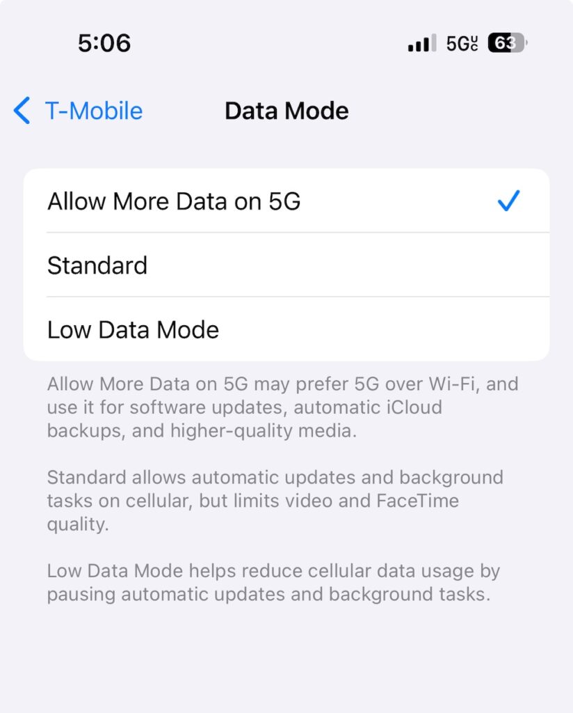 iPhone "System Services > General" Is Using a Lot of Cellular Data ...